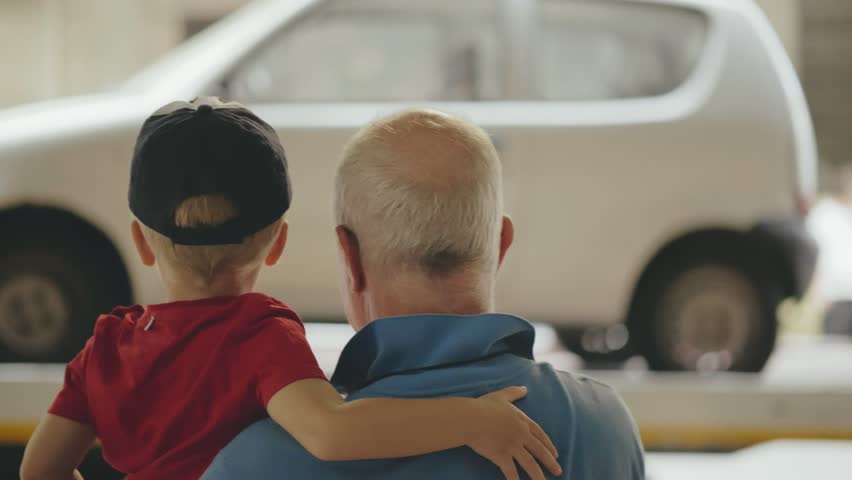 Frustrated Dad and Son Looking Stock Footage Video (100% Royalty-free ...