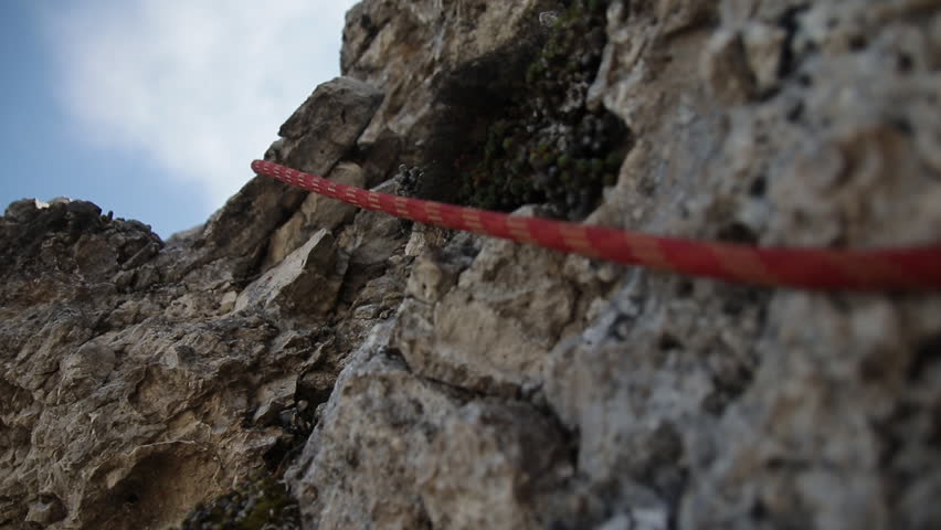 Rock Climbing with Cords and Ropes image - Free stock photo - Public ...