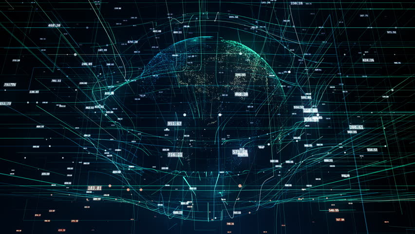 Global Network Animation, 3d Animation Stock Footage Video (100% ...