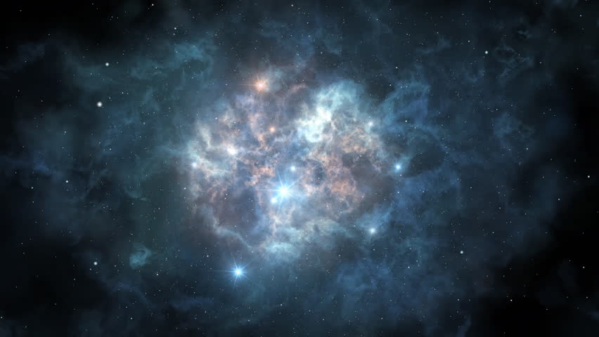 seamlessly loopable animation bright spinning nebula Stock Footage ...