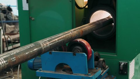 Hardbanding Welding Process Closeup Drill Pipe Stock Footage Video (100 ...