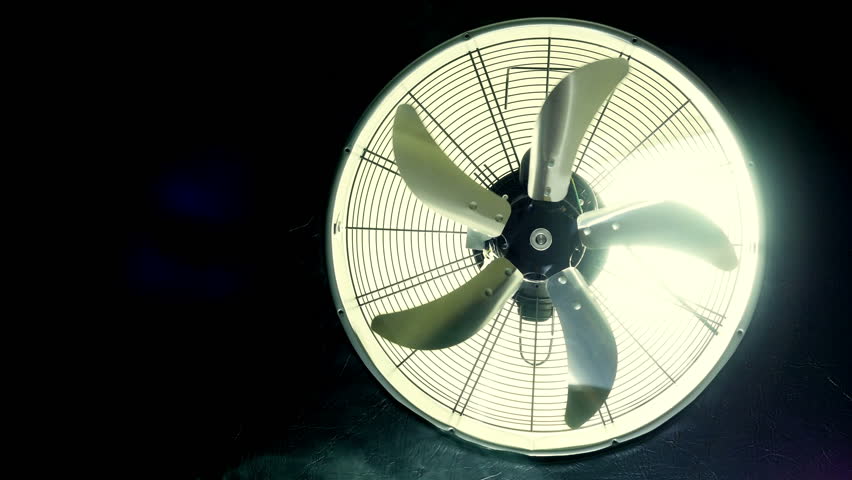 slow rotating ventilation fan 4k uhd Stock Footage Video (100% Royalty ...
