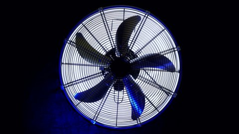 Slow Rotating Ventilation Fan 4k Uhd Stock Footage Video (100% Royalty ...