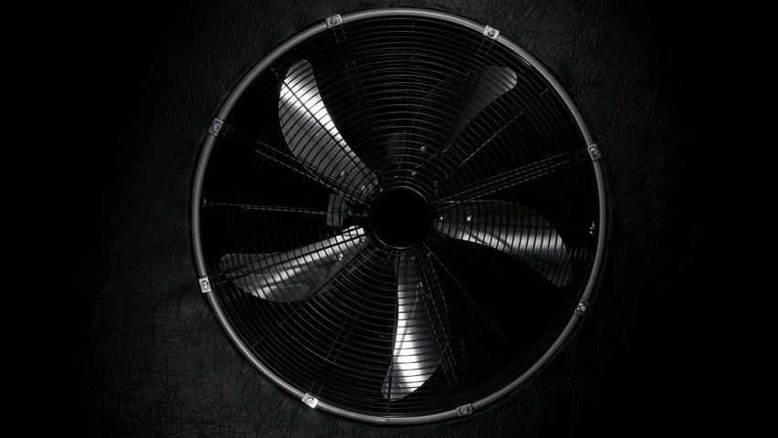 slow rotating ventilation fan 4k uhd Stock Footage Video (100% Royalty ...