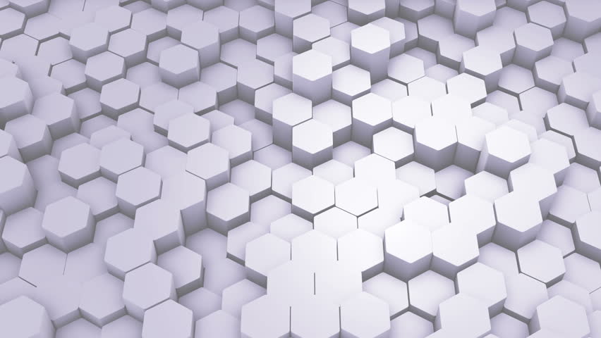 Abstract Hexagon Geometric Intro Animated Surface Stock Footage Video (100% Royalty-free ...