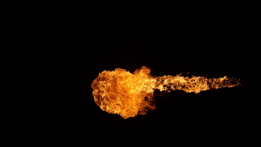 animated realistic stream fire like flamethrower Stock Footage Video ...