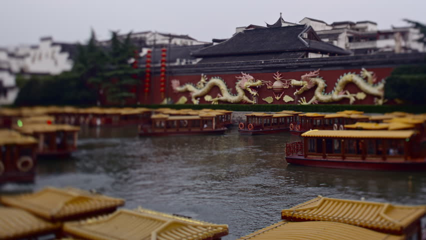 Nanjing from the old city wall in Nanjing, China image - Free stock ...