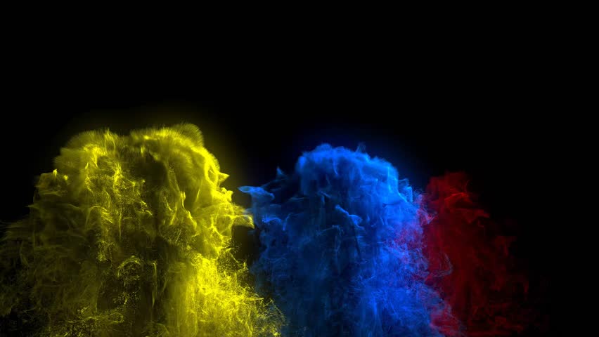 colorful ink drop animation Stock Footage Video (100% Royalty-free ...