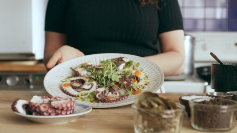 slow motion food video concept chef Stock Footage Video (100% Royalty ...