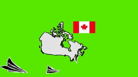 Canada Map Stock Vector (Royalty Free) 343232432 | Shutterstock