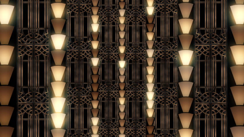 vertical lines art deco style fan Stock Footage Video (100% Royalty ...