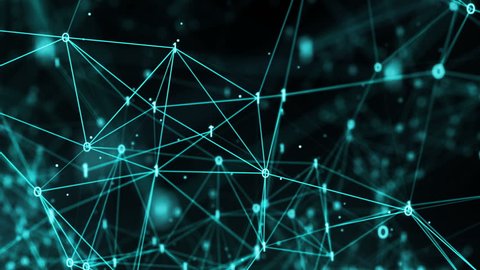 Abstract Technology Big Data Background Concept Stock Footage Video ...