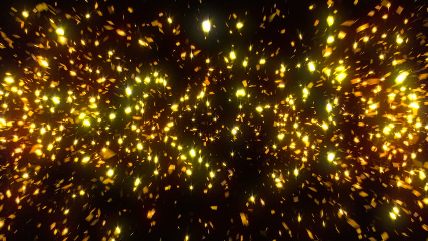gold confetti reveal 4k Stock Footage Video (100% Royalty-free ...