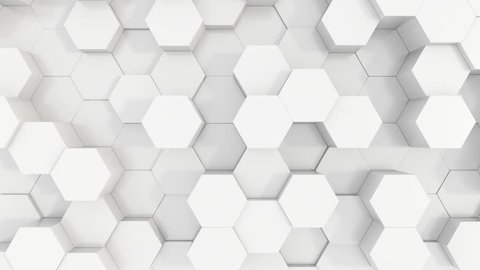 Abstract Hexagon Geometric Surface Loop 1a Stock Footage Video (100% ...