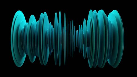 Blue Dancing Disks Background Stock Footage Video (100% Royalty-free ...