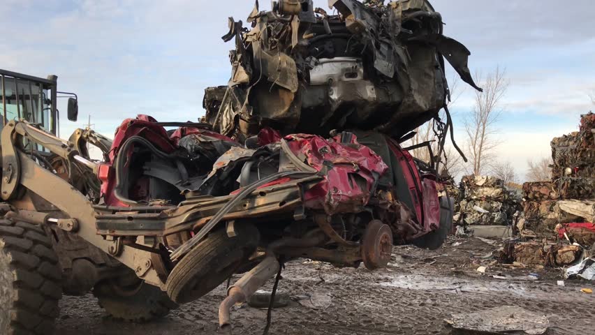 Forklift Junk Yard Stock Video Footage - 4K and HD Video Clips ...