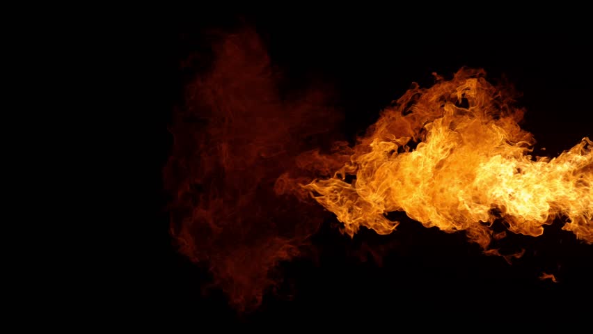 alpha layers 2 clips smoke fire Stock Footage Video (100% Royalty-free ...