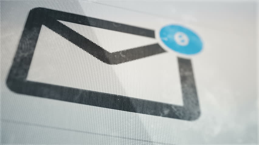 abstract background animation email icon counter Stock Footage Video ...