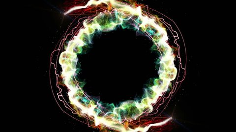 Magical Particles Ring Abstract Background Animation Stock Footage ...