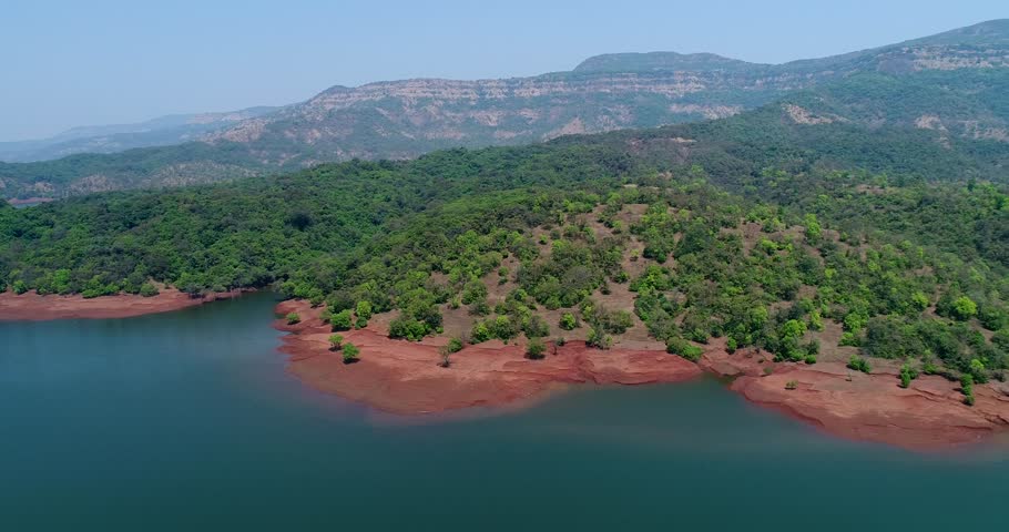 Drone Footage of the Koyna Stock Footage Video (100% Royalty-free ...