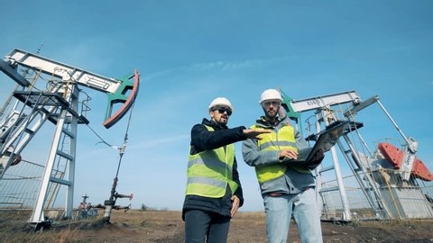 male civil engineer young female building Stock Footage Video (100% ...