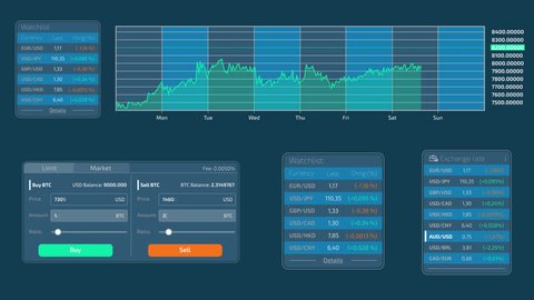 Flat User Interface Vector Set Website Stock Vector (Royalty Free ...