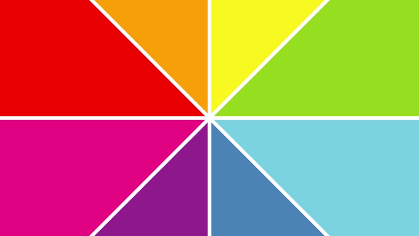 spinning rainbow colors seamless loop animation Stock Footage Video ...