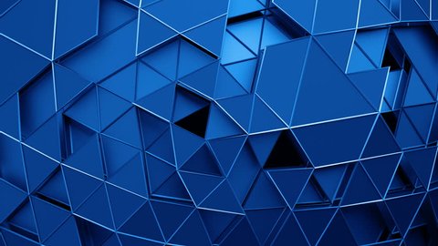 Abstract 3d Rendering Geometric Surface Modern Stock Footage Video (100 ...