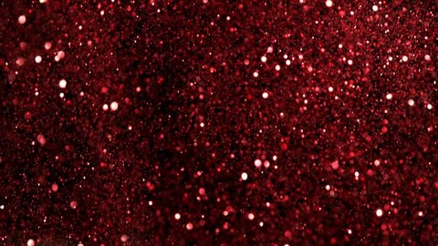 Red Glitter Explosion Super Slow Motion Stock Footage Video (100% ...
