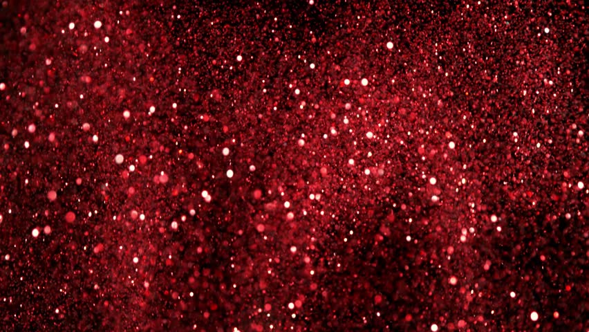 Red Glitter Explosion in Super Stock Footage Video (100% Royalty-free ...