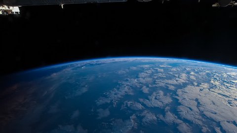 Planet Earth Seen International Space Station Stock Footage Video (100% ...