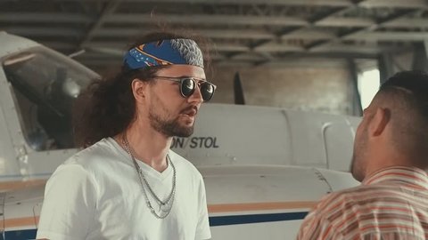 Colombian Gangster White Shirt Style 80s Stock Footage Video (100% ...