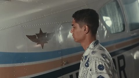 Colombian Gangster White Shirt Style 80s Stock Footage Video (100% ...