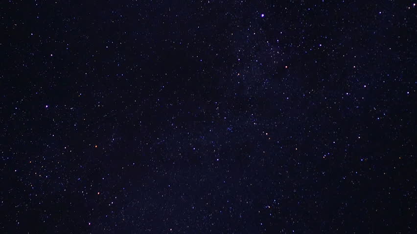 Starfall On a Starry Sky. Stock Footage Video (100% Royalty-free ...