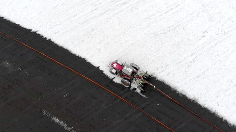 Aerial Above Epic Huge Steel Icebreaker Stock Footage Video (100% ...