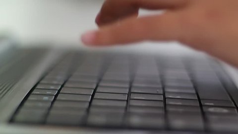 Cinematic Typing Keyboard Side Stock Footage Video (100% Royalty-free ...
