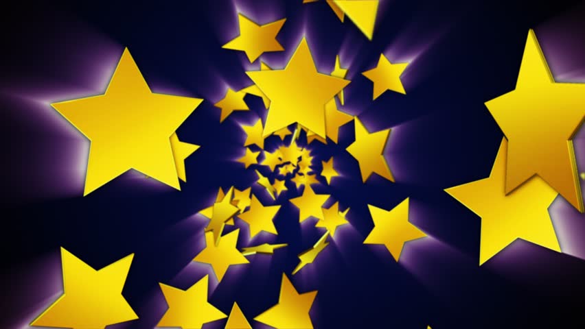 Falling Stars Animation, Background, Rendering, Stock Footage Video ...
