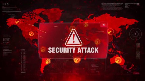 Phishing Attack Alert Warning Message Attack Stock Footage Video (100% ...