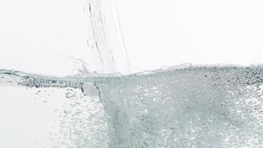 water pouring splashing slow motion 120fps Stock Footage Video (100% ...