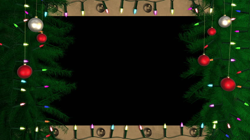 christmas frame border Stock Footage Video (100% Royalty-free ...
