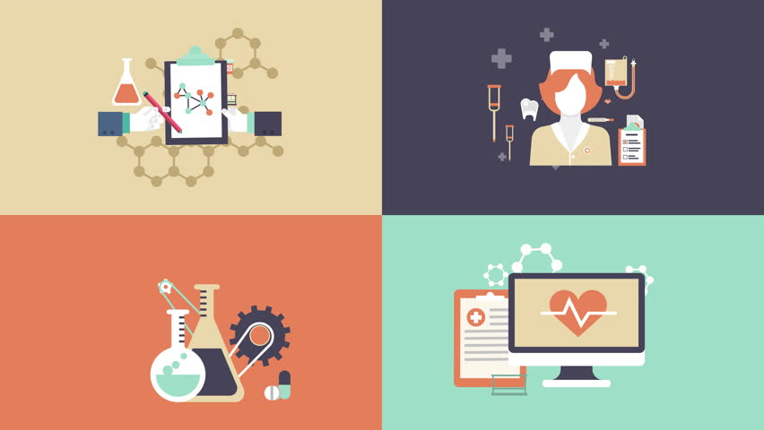 healthcare medical science vaccines research animated Stock Footage ...