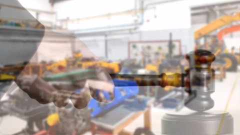 Digital Animation Machines Factory Digital Animation Stock Footage ...