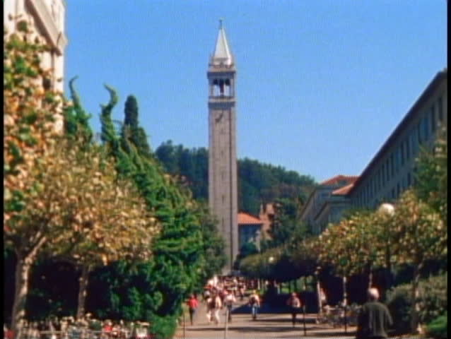 berkeley california 1979 university bell tower Stock Footage Video (100 ...