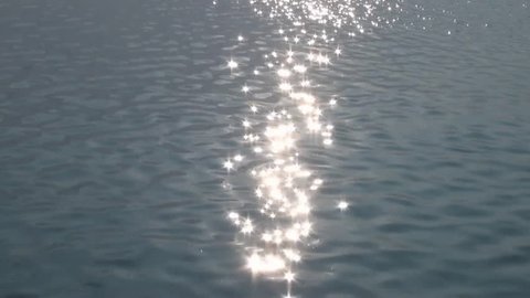 Natural Magic Water Sparkling Sun Nice Stock Footage Video (100% ...