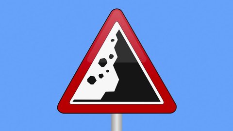 72 Rock slide sign Stock Video Footage - 4K and HD Video Clips ...