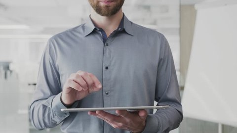 hologram screens creative indian man using Stock Footage Video (100% ...