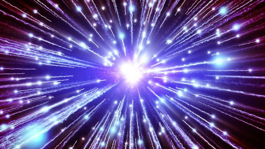 hyper supernova bigbang blast lightning thunder Stock Footage Video ...