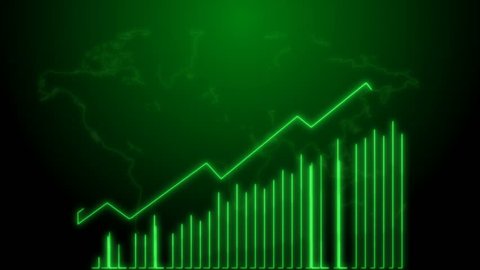 rising stock graph animation dynamic infographics Stock Footage Video ...
