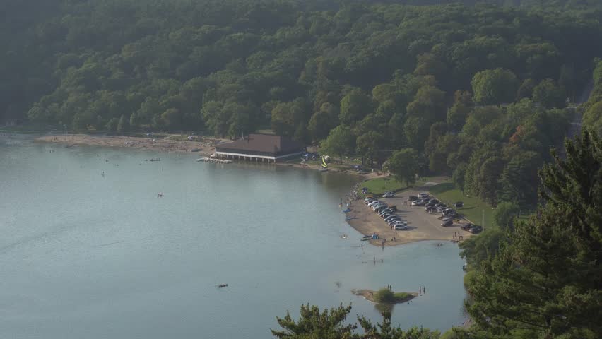 devil's lake state park north shore Stock Footage Video (100% Royalty ...
