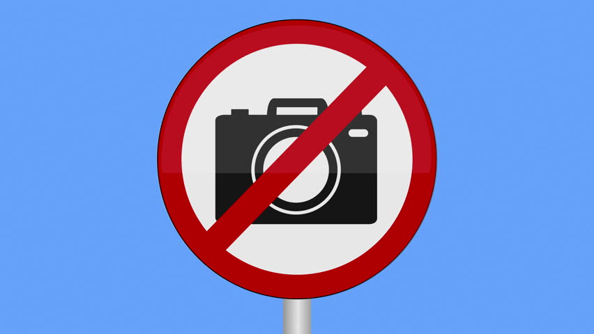 Camera Prohibited Sign up and Stock Footage Video (100% Royalty-free ...
